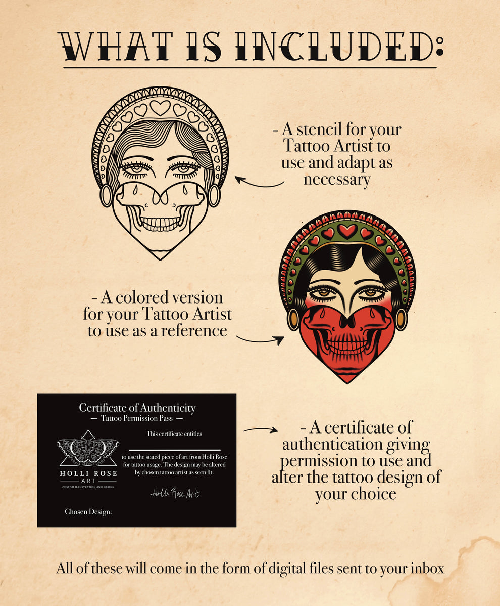 Tattoo Permission Pass – Holli Rose Art